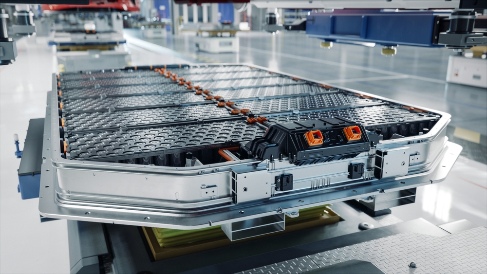 Tesla model y new battery store
